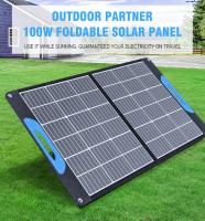 China Mono Solar Energy Panel Folded Flexible 120W With Double Glass for sale