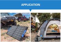 China Waterproof Solar System Panels 200W Solar Camping Panel Portable Flexible for sale