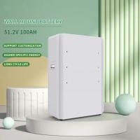 China Home Solar Wall Mounted Energy Storage Battery LiFePO4 Battery Hybrid System for sale
