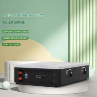 China 10KWH Wall Mounted Solar Battery Rechargeable Solar Lithium Lifepo4 Battery for sale