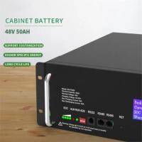 China Lifepo4 Cabinet Battery 48V 2.4KWH 50AH Warehouse Lithium Ion Battery Pack for sale