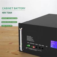 China 48V Rack Mount Lifepo4 Battery 3.6KWH Cabinet Lithium Ion Battery for sale