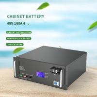 China Solar Cabinet Battery High Voltage Lifepo4 Lithium Ion Battery Pack for sale