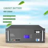 China Solar Cabinet Battery High Voltage Lifepo4 Lithium Ion Battery Pack for sale