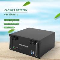 China 150AH Cabinet Battery Home Energy Storage System 48V Rechargeable Lifepo4 for sale