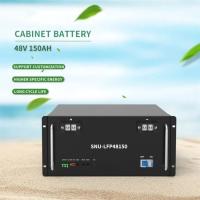 China 150AH Cabinet Battery Home Energy Storage System 48V Rechargeable Lifepo4 for sale