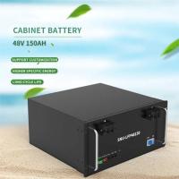 China 150AH Cabinet Battery Home Energy Storage System 48V Rechargeable Lifepo4 for sale