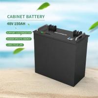 China 150AH Cabinet Battery Home Energy Storage System 48V Rechargeable Lifepo4 for sale