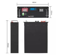 China Lithium Ion Rack Mounted Battery 48V 100AH Solar Lifepo4 Solar Batteries for sale