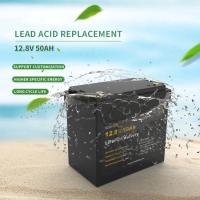 China Deep Cycle Lead Acid Replacement Battery LiFePo4 12V 50AH Energy Storage Battery for sale