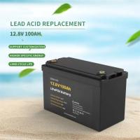 China OEM ODM 12 Volt Deep Cycle Rechargeable Battery 100AH LiFePO4 Battery for sale