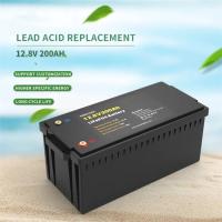 China Solar LFP Rechargeable Deep Cycle Battery 12V 200Ah Cell Energy Battery Pack for sale