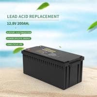 China Solar LFP Rechargeable Deep Cycle Battery 12V 200Ah Cell Energy Battery Pack for sale