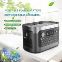 China 600W Solar Portable Power Station Generator Phone High Capacity Bank Supply for sale