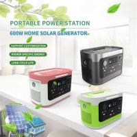 China 600W Solar Portable Power Station Generator Phone High Capacity Bank Supply for sale