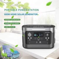 China 600W Solar Portable Power Station Generator Phone High Capacity Bank Supply for sale