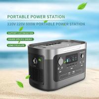 China Lithium Battery Portable Power Station Generator LED Electric Solar Power Bank for sale