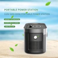 China Lithium Battery Portable Power Station Generator LED Electric Solar Power Bank for sale