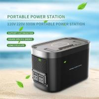 China Lithium Battery Portable Power Station Generator LED Electric Solar Power Bank for sale