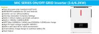 China 40A Solar Power Inverter Pure Sine Wave MPPT Solar Inverter Build In Solar Controller for sale