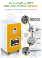 China Low Frequency Solar Power Inverter Built In MPPT 40KW Hybrid Vertical Inverter for sale