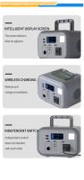 China Portable Solar Charging Station Solar Panel Power Station For Outdoor Emergency Power Supply for sale