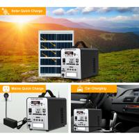 China 250W Portable Power Station 12V Solar Storage Generator With 12V 20Ah Lithium Solar Battery for sale