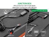 China Hot Selling Waterproof Portable Mono 100W Flexible Foldable Solar Panel for sale