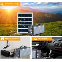 China Portable Power Station 500Wh LiFePO4 Battery Backup 500W AC Outlets Solar Generator for Outdoor Camping for sale