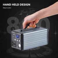 China Portable Power Station 500Wh LiFePO4 Battery Backup 500W AC Outlets Solar Generator for Outdoor Camping for sale