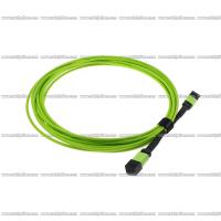 China Multimode OM5 MPO Fiber Cable 12 Cores 3.0mm LSZH MPO Patch Cord for sale