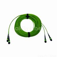 China 24 Cores Om5 Mpo Mtp Fiber Optic Cable 0.35db Low Loss For High Speed Networking for sale