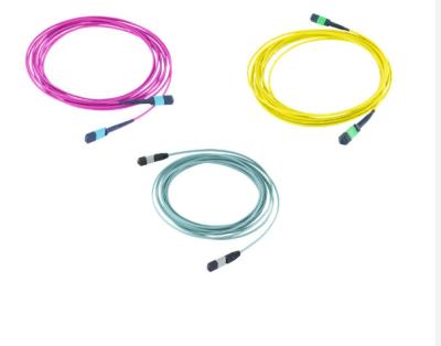 China Mpo Mtp Om3 Om4 Fiber Optic Cable Multi Mode for sale