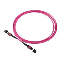 China 20m OM4 MPO MTP Zirconia Ceramic Fiber Optic Cable With PVC/LSZH Jacket for sale