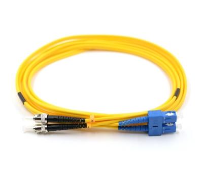 China 3.0mm Fiber Optic Patchcord With OFNP Cable UPC/APC Polishing Customized Lengths for sale
