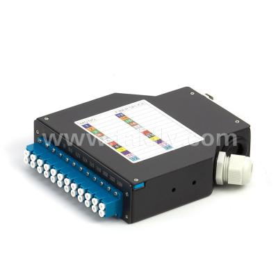 China Aluminum DIN Rail Mounted LC/Sc Sx/Dx Fiber Optic Terminal Box with Easy Installation for sale