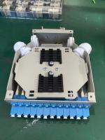 China Terminal Box DIN Rail Mounted Aluminum LC/Sc Sx/Dx Fiber Optic for Telecom FTTX for sale