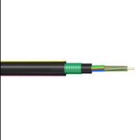 China PE Outer Sheath GYFTA53 Double Sheath Fiber Power Cable with FRP Central Strength Member for sale