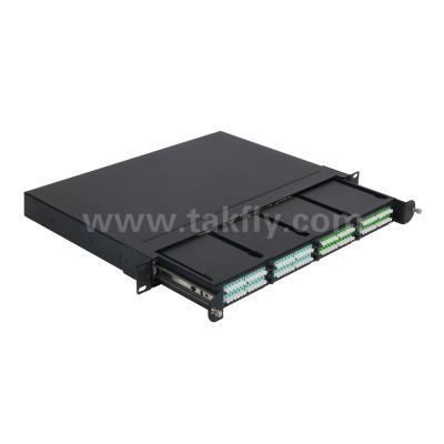 China 1U Rack Mount 24F MPO-LC MTP Patch Panel High Density 96F For Data Center for sale