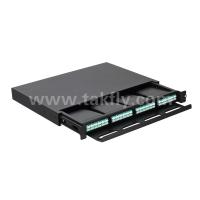 China MPO/MTP Patch Panel Management Cassette Slidable Type Fiber Optic for Data Center FTTX Cabling for sale