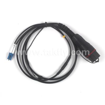 China 3m FULLAXS-DLC Waterproof Patch Cord Long Cable Length and Low Insertion Loss for sale
