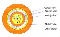 China Flexible and Robust MPO/MTP Armored Fiber Optic Cable for Versatile Connectivity Solutions for sale