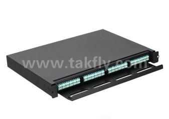 China Multicore Core MPO Cassette Panel -Slidable Type with LSZH Cable Material for sale