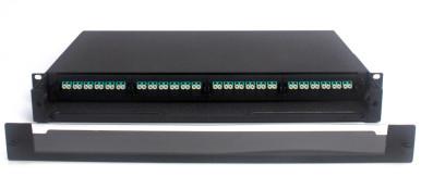 China Customizable MTP MPO Patch Panel Specification for Cable Diameters 0.9 / 2.0 / 3.0mm for sale