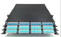 China 200mm Depth High Density MPO Patch Panel Customizable Option for sale