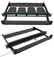 China 1U MPO MTP Fiber Optic Patch Panel 24 Port For Data Center for sale