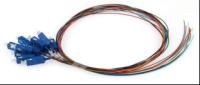 China Singlemode Fiber Optic Pigtail SC/UPC Connector 12 Color Options 0.9mm G652D G657A 4.5mm OD for sale