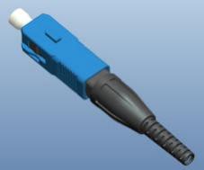 China Single-Core Mechanical Fiber Optic Connector with Guaranteed PC 50dB Return Loss for sale