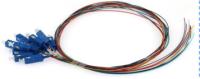 China SC UPC 0.9mm 12 Color Fiber Optic Pigtail Simplex SM G652D 2M for sale
