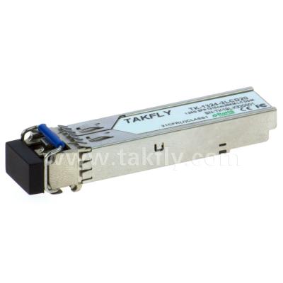 China 1.25G SFP 1310nm 20KM SMF DDM LC CISCO JUNIPER HUAWEI COMPATIBLE SFP OPTICAL TRANSCEIVER MODULE for sale